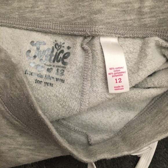 Justice | Bottoms | Justice Grey Sweatpants With Lime Green Softball ...